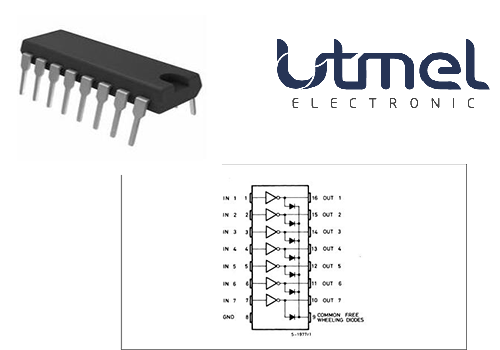 ULN2003A Semiconductor 500mA 16-DIP: Pinout, Datasheet, and ULN2003A VS ...