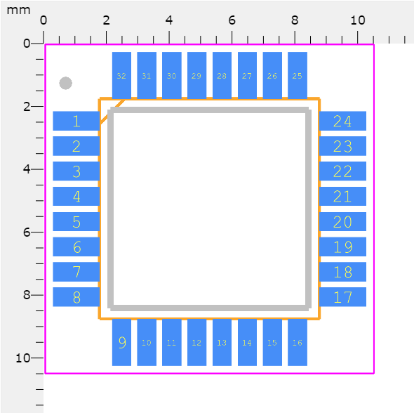 STM32F042K6T6: 48MHz, 32-LQFP, Pinout and Datasheet