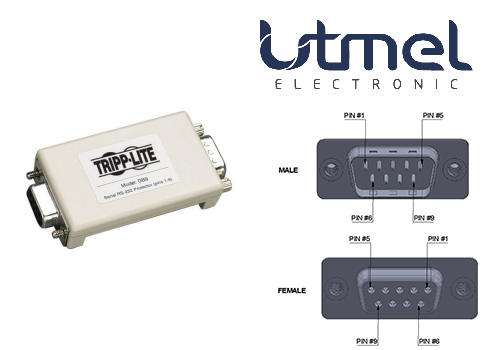 DB9 Tripp Lite In-Line Surge Protector: Datasheet, DB9 connector vs ...