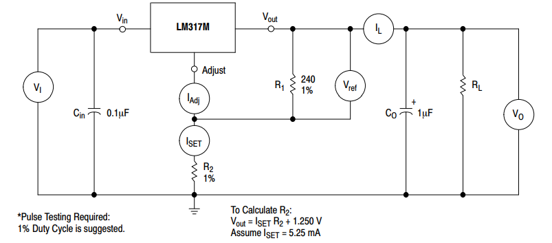 LM317M Voltage Regulator: Pinout, Equivalent and Circuits