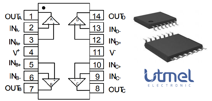 LMV324 - Rail-to-Rail Operational Amplifier