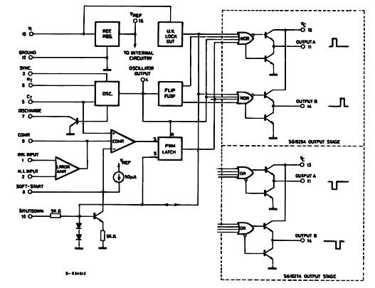 SG3525AN Push-Pull Regulator Step-Down-DC Controller: Datasheet ...