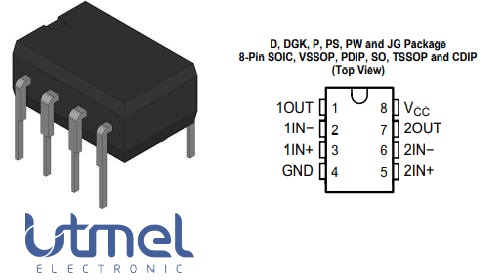 LM358AP OPAMP: Pinout, Specification, Datasheet