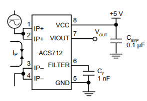 ACS712 Current Sensor: Pinout, Datasheet and Circuit