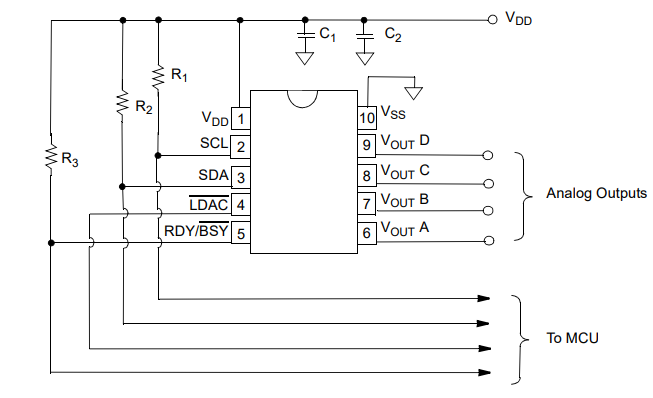 MCP4728 D/A Converter: Datasheet, Pinout and Applications