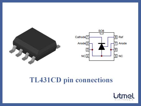 TL431CD Programmable Voltage Reference: Pinout, Features, and Datasheet