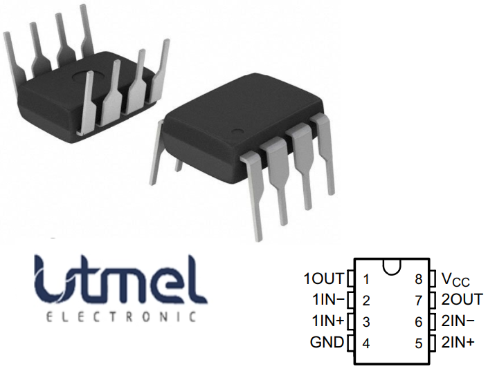 LM393P Dual Comparator: 36V, Pinout, Datasheet