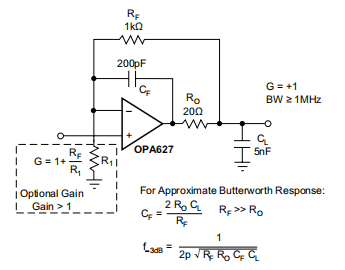 OPA627BP Operational Amplifier: Pinout, Feature, and Datasheet