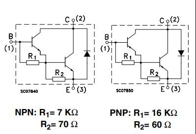TIP120 vs TIP122 Darlington NPN Transistor