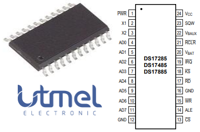 DS17285 Real Time Clock: Pinout, Equivalent and Datasheet