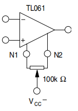 TL061 Operational Amplifier: Features, Pinout and Datasheet PDF