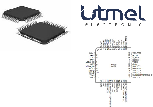 KSZ8863RLLI IC ETHERNET SWITCH 3PORT 48-LQFP: Datasheet, Pinout, and ...