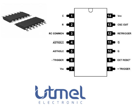 CD4047B Multivibrator IC: Datasheet, Pinout and Circuit