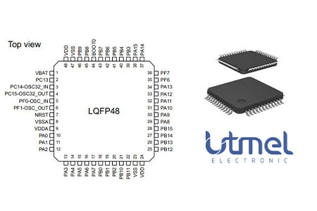 STM32F051C6T7 Microcontroller: Datasheet, Pinout, Block Diagram