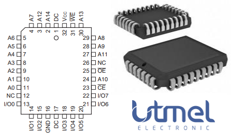AT28C256 Paged Parallel EEPROM: Pinout, Equivalent and Datasheet