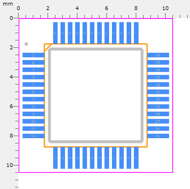 STM32F072C8T6 Microcontroller: 48MHz, 48-LQFP, Pinout and Datasheet