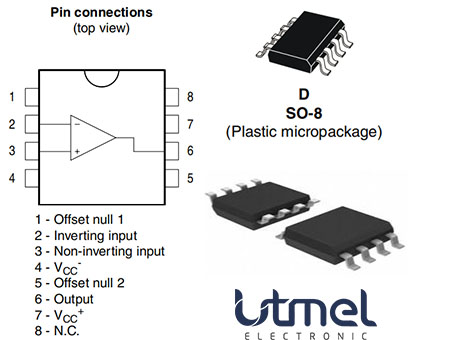TL061 Operational Amplifier: Features, Pinout and Datasheet PDF
