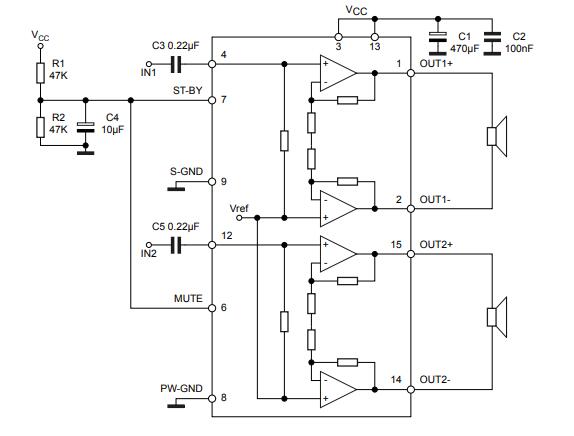 TDA7266 Amplifier: Datasheet, Circuit, Equivalents