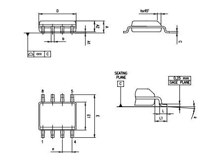 LM158DT Operational Amplifier: Datasheet, Pinout and Schematic Diagram