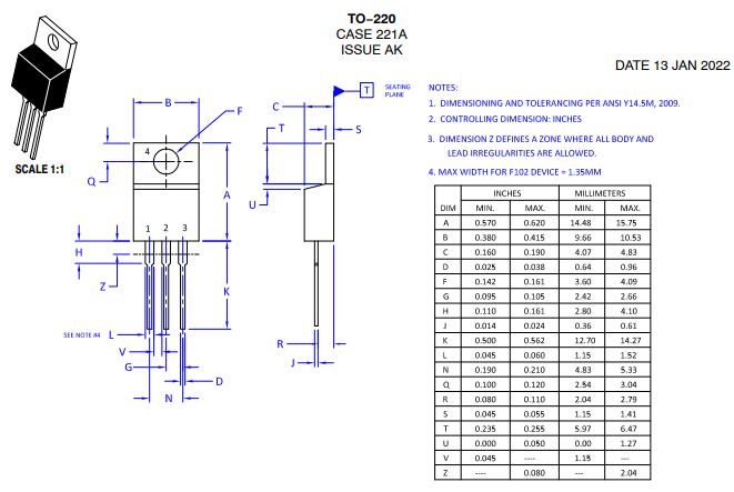 D45H11 Bipolar Transistor PNP 80 V 10 A 40MHz[Video]: Datasheet, Pinout ...