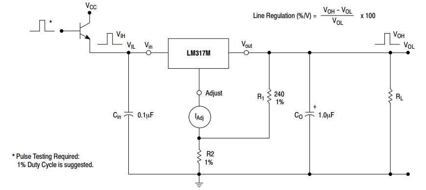 LM317M Voltage Regulator: Pinout, Equivalent and Circuits