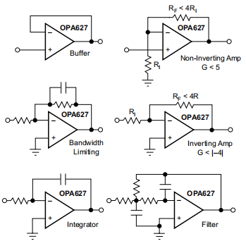 OPA627BP Operational Amplifier: Pinout, Feature, and Datasheet