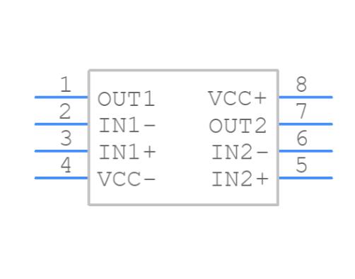 LM158DT Operational Amplifier: Datasheet, Pinout and Schematic Diagram