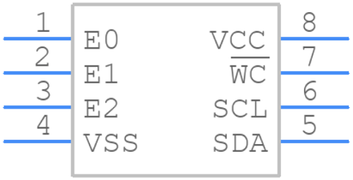 M24128-BR 128-Kbit serial I²C bus EEPROM: Pinout, Equivalent and Datasheet