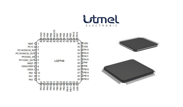 STM32F303VBT6 Microcontroller: 32-Bit, 100-LQFP, Pinout and Datasheet