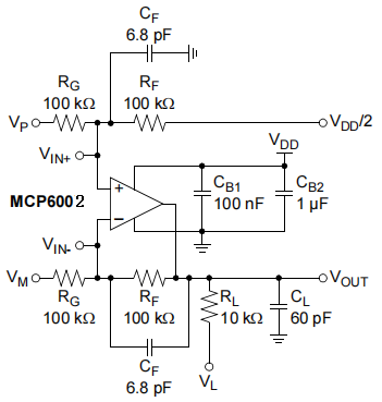 MCP6002 Op Amp: Circuits, Pinout, and Datasheet
