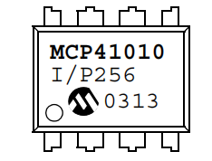 MCP41010 Potentiometer: Circuit, Pinout, and Datasheet