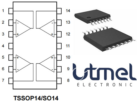 LM224 Operational Amplifier : Application, Pinout and Datasheet