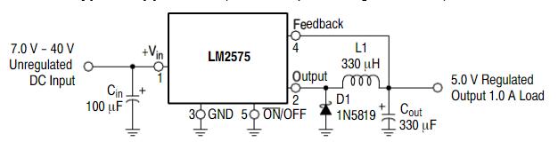 LM2575 Step-Down Switching Regulators: Datasheet pdf, Equivalents and ...