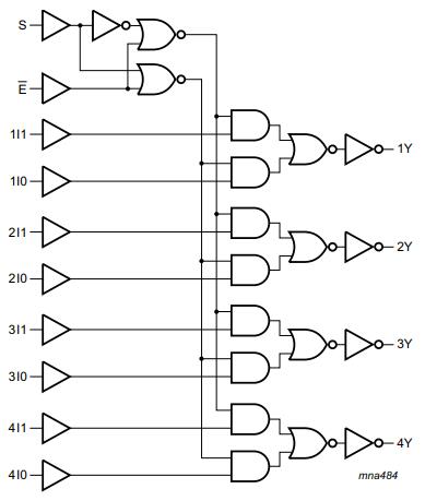 74HC157 Quad 2-input Multiplexer: Pinout, Datasheet and Circuit