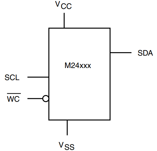 M24C16-R EEPROM: Pinout, Equivalent and Datasheet
