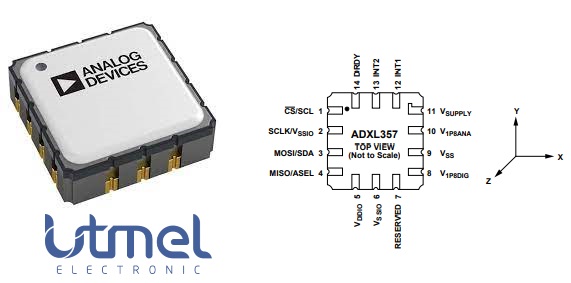 ADXL357BEZ Accelerometers: Pinout, Specification, Datasheet
