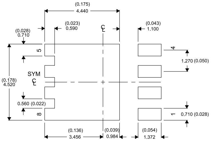 CSD18540Q5B, Pinout, Package