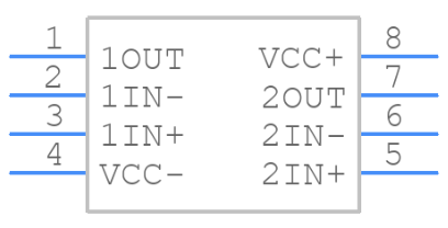 RC4558P Operational Amplifier: Layout, Pinout, and Datasheet