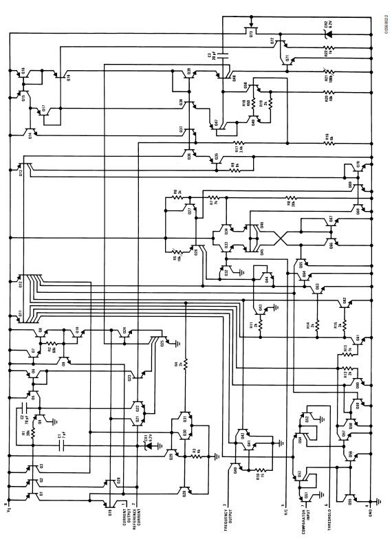 LM231 Precision Voltage-to-Frequency Converter: Pinout and Datasheet