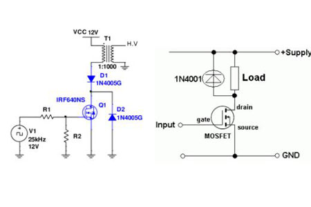 What is the difference between IRF640 and IRF740: IRF640 vs. IRF740