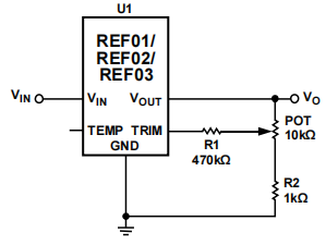 REF02 Voltage References: Circuit, Pinout, and Datasheet