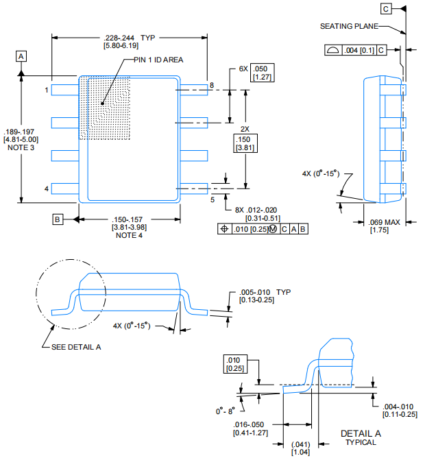 TLC555 Timer: Pinout, Package and Datasheet