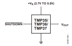 TMP36 Temperature Sensors: Pinout, Datasheet and Circuit