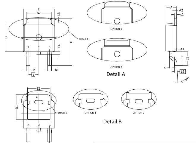 AOD4185：P-Channel Enhancement Mode Field Effect Transistor