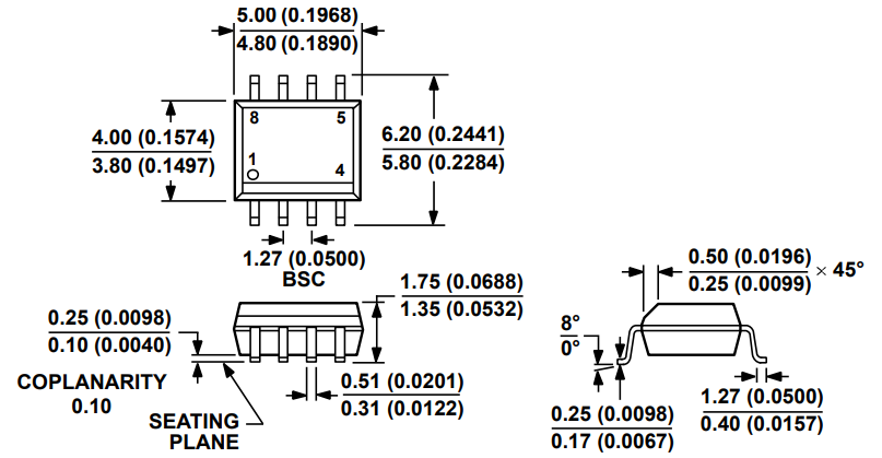 AD822 FET-Input Op-Amp: Pinout, Equivalent and Datasheet