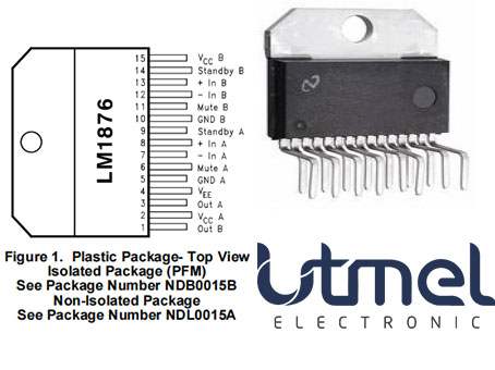 LM1876 Audio Power AMP : Pinout, Application and Datasheet