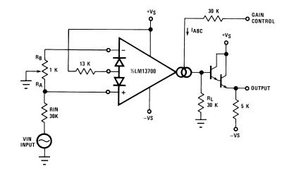 LM13700N Dual Transconductance Amplifier: Datasheet, Pinout ...