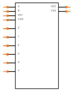 CD4052 4-Channel Multiplexer and Demulitplexer IC: Datasheet ...
