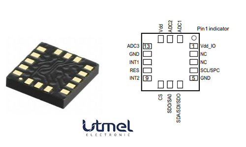 LIS3DHTR accelerometer: Datasheet, Pinout and Features