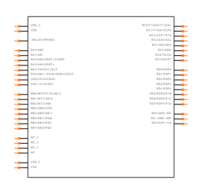 PIC18F4620 Enhanced Flash Microcontrollers:Pinout, Features, and Datasheet